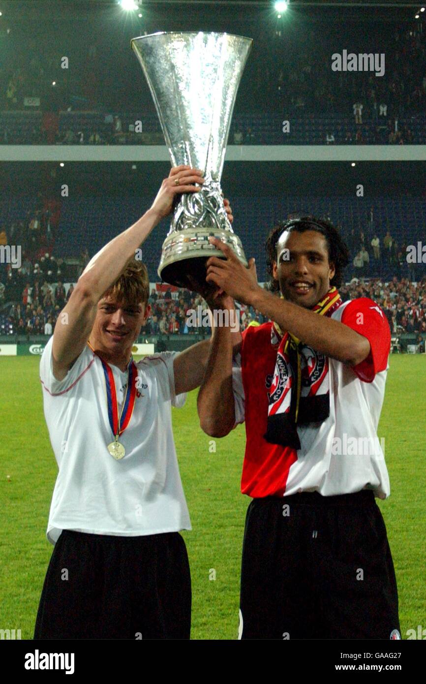 Soccer - UEFA Cup - Final - Feyenoord v Borussia Dortmund Stock Photo ...