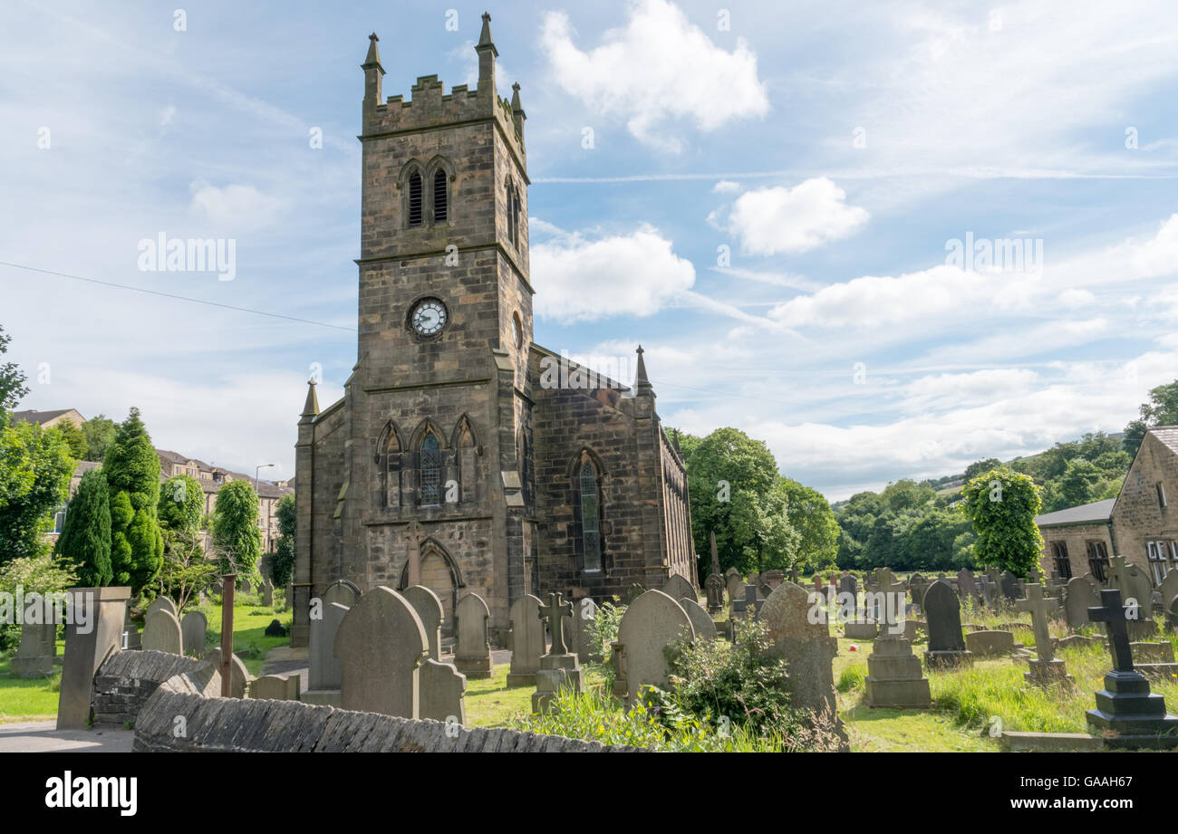 St David's Church Holmbridge Stock Photo - Alamy