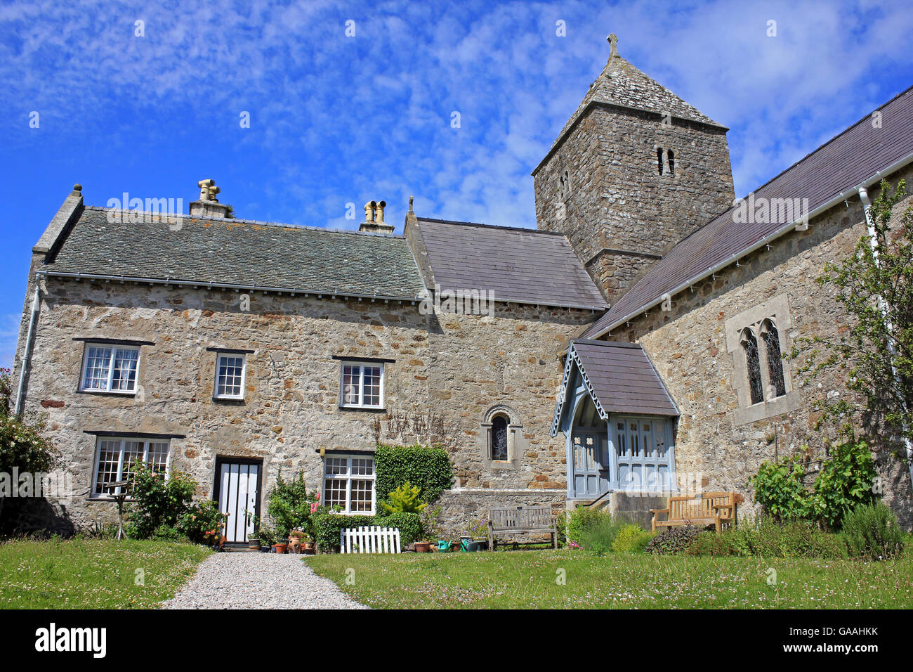 The 12th Century Church of St Seiriol's, Part Of The Historic Penmon ...