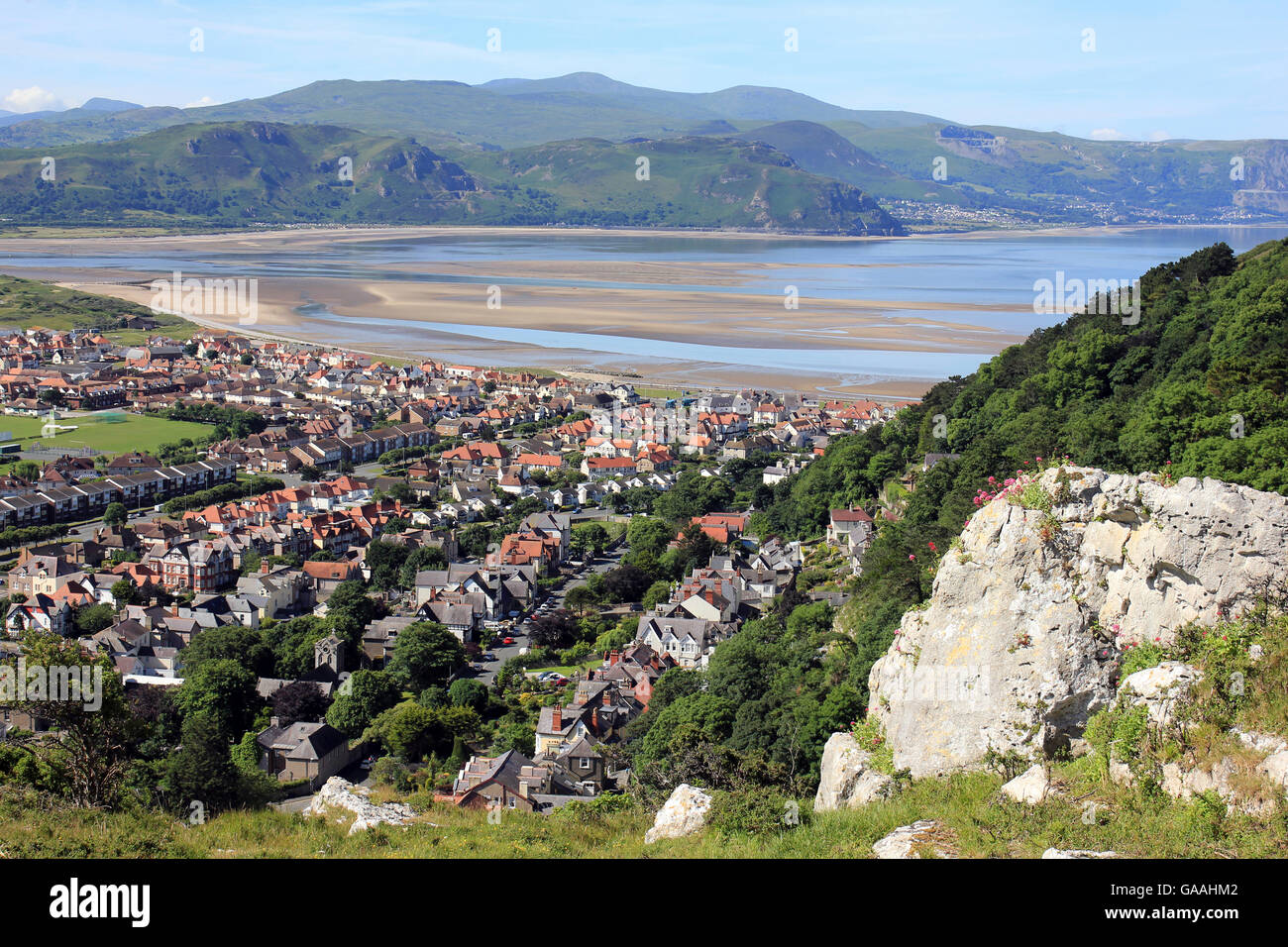 View over West Shore, Llandudno From the Great Orme Stock Photo - Alamy