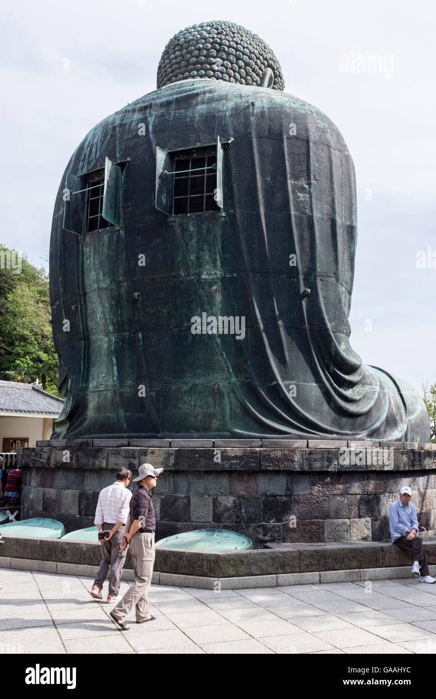 A view of the statue of Amida Buddha in Kamakura, Japan Stock Photo - Alamy