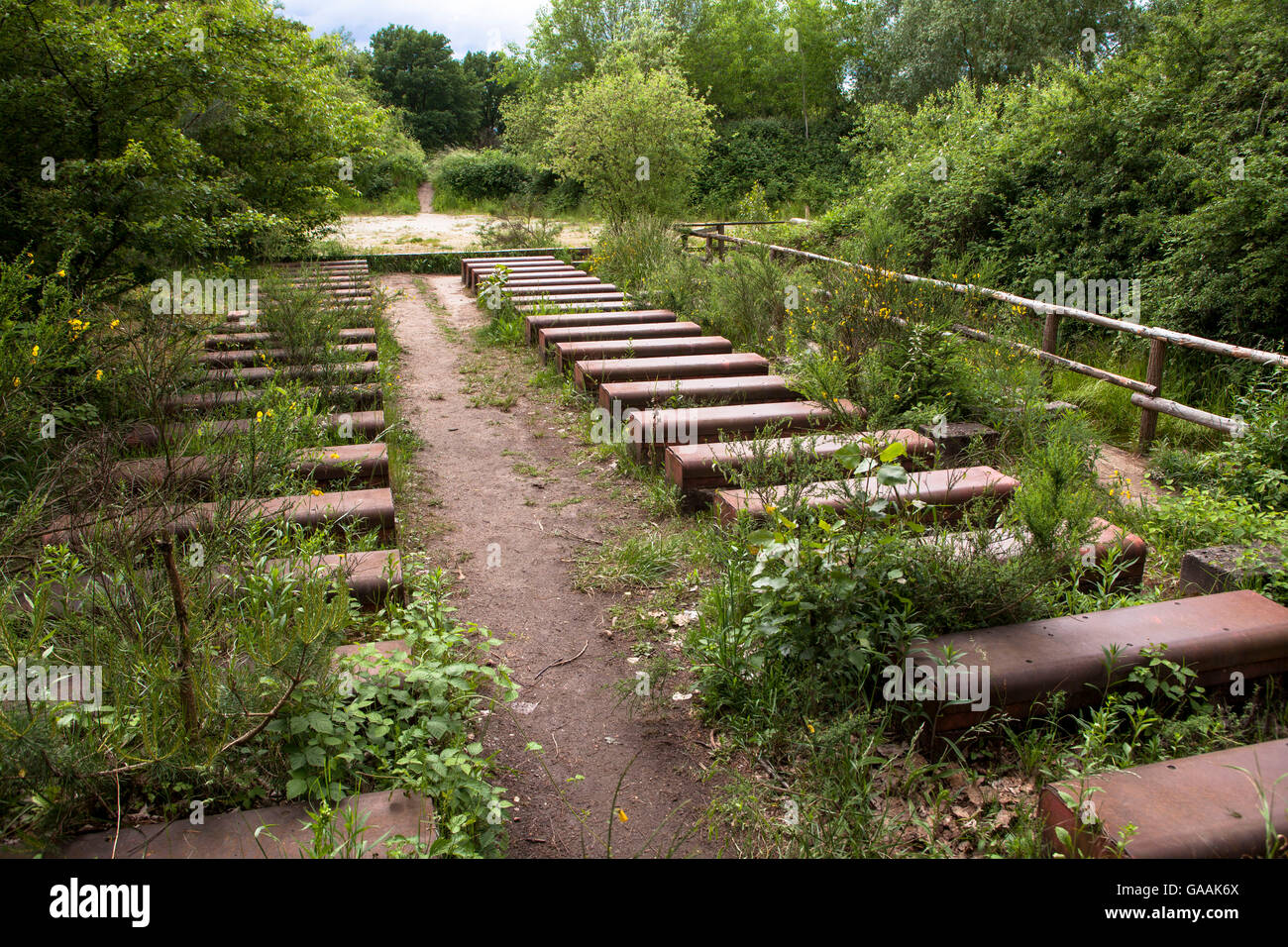 tank washing plant of the former barracks Camp Altenrath of the Belgian ...