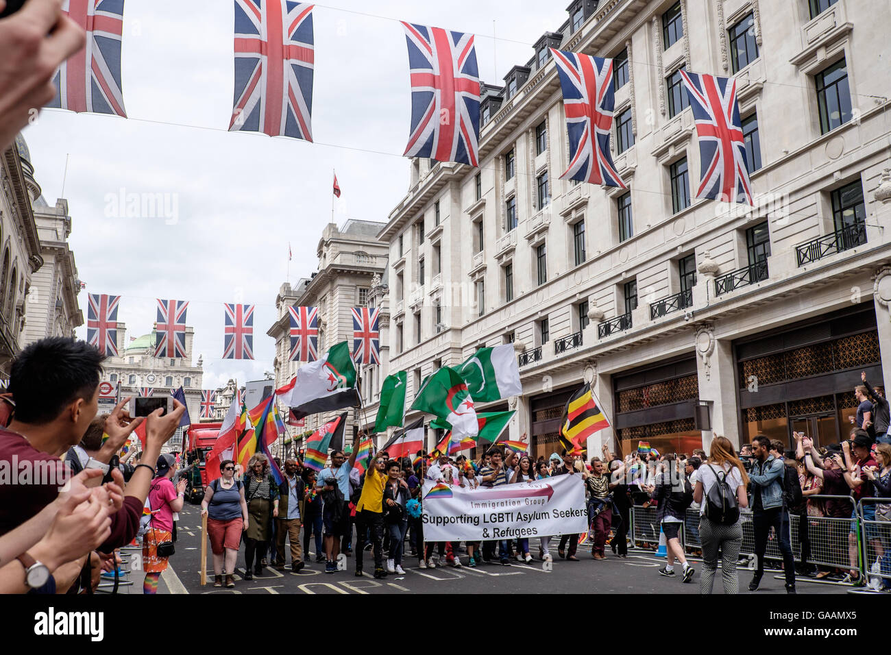 London, UK. Image from the parade through central London celebrating ...