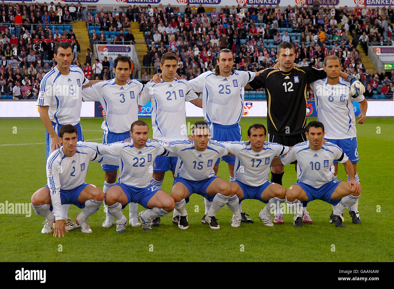 Soccer euro 2008 team greece hi-res stock photography and images - Alamy