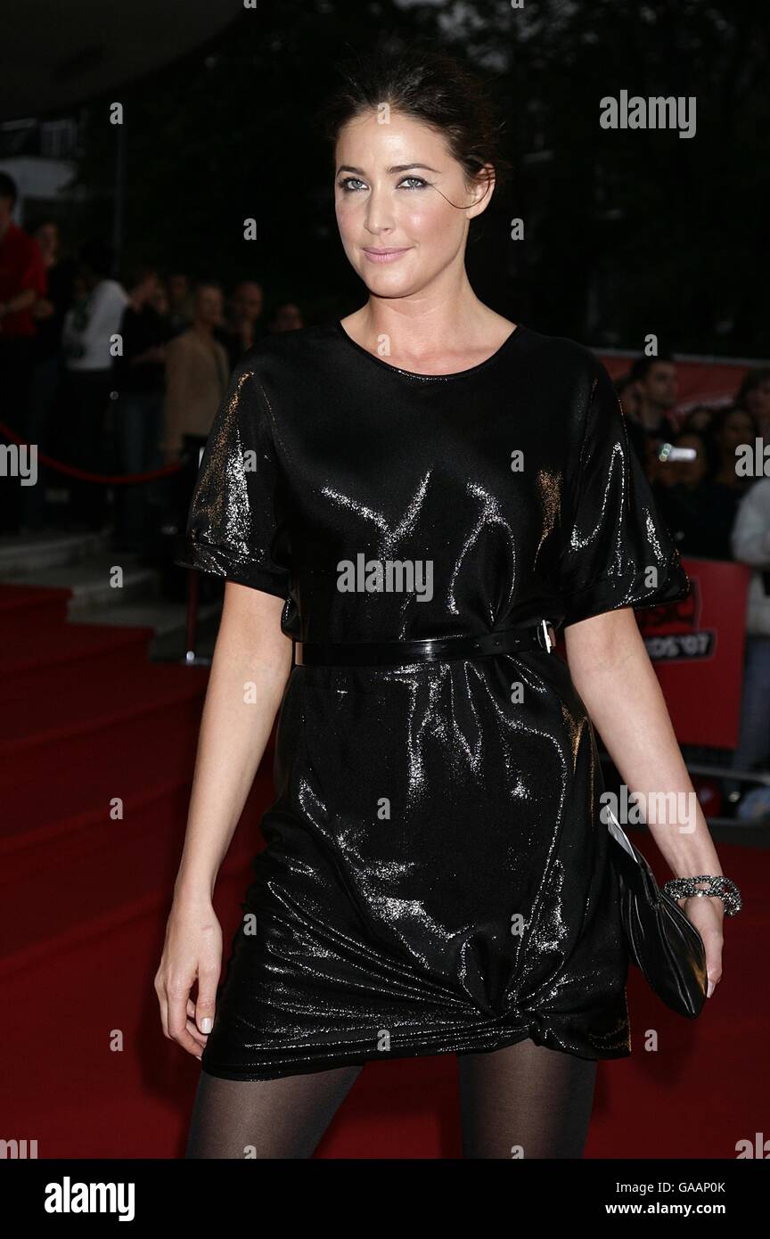 Lisa snowdon arrives vodafone live music awards brompton hall hi-res ...
