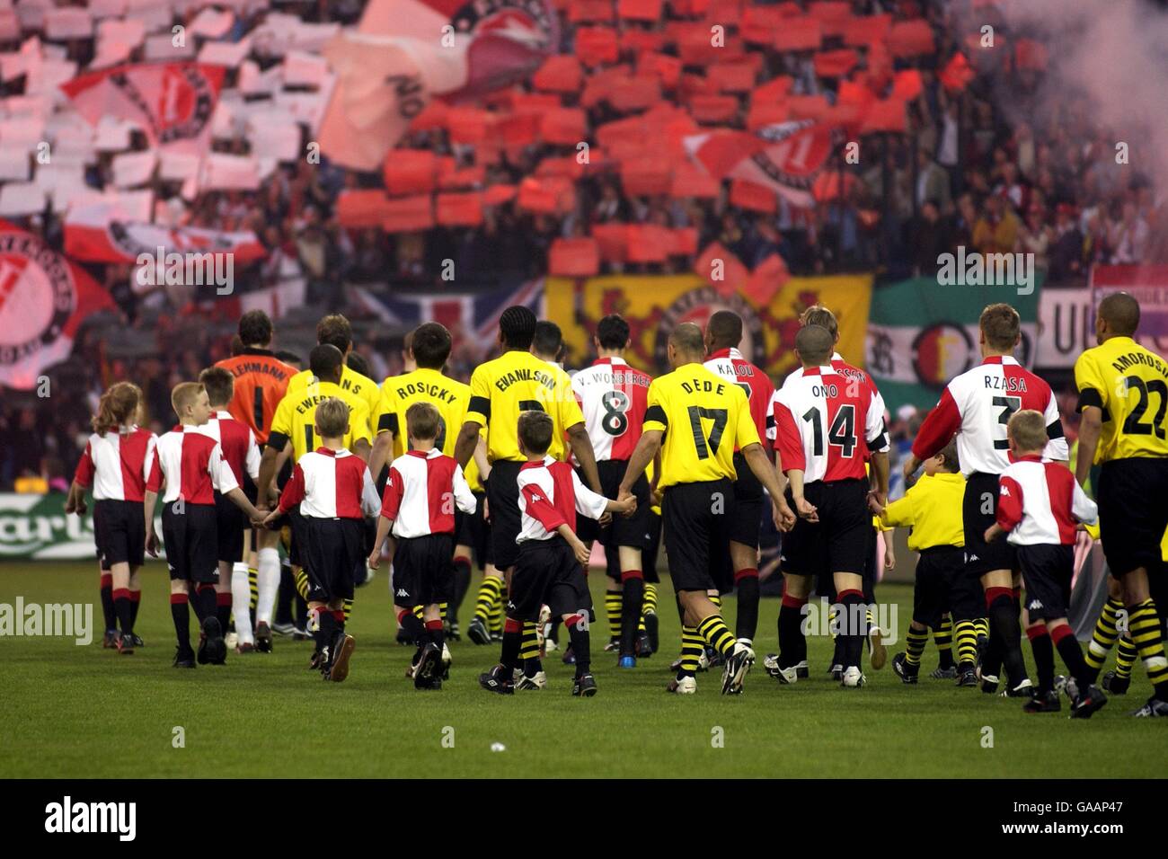 Soccer uefa cup final feyenoord hi-res stock photography and images - Alamy