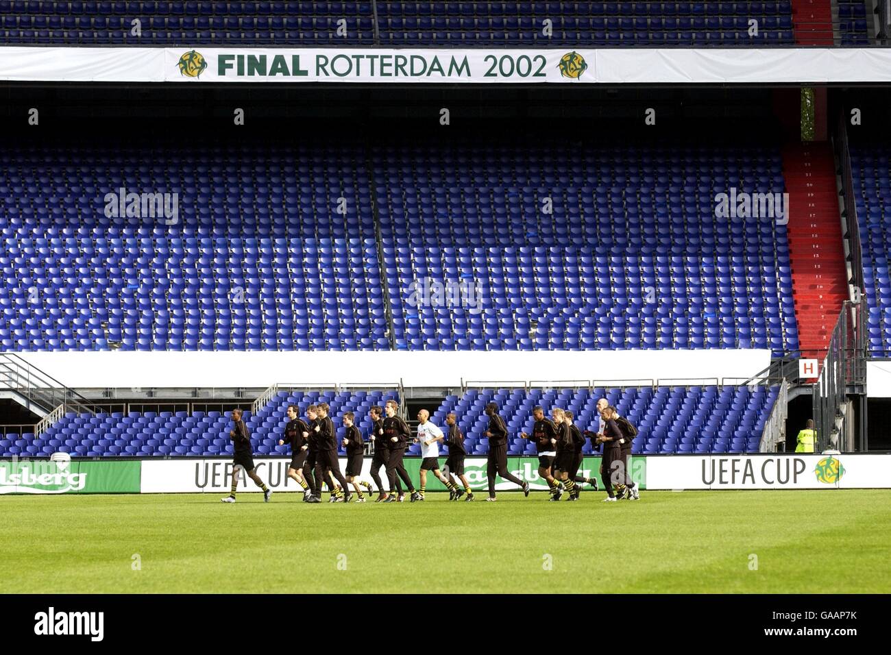 Uefa cup final feyenoord players hi-res stock photography and images ...