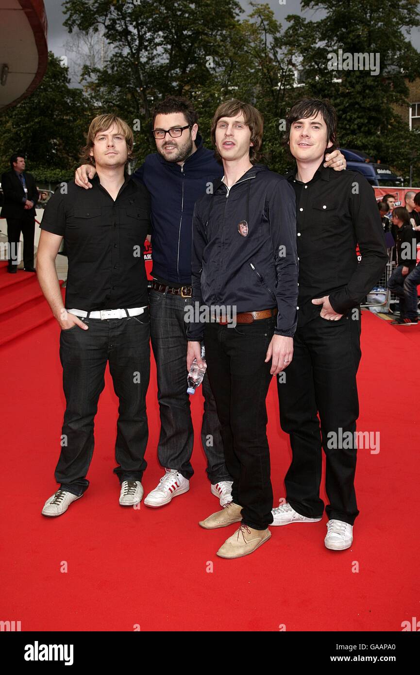 Vodafone Live Music Awards 2007 - London. Athlete arrive for the ...