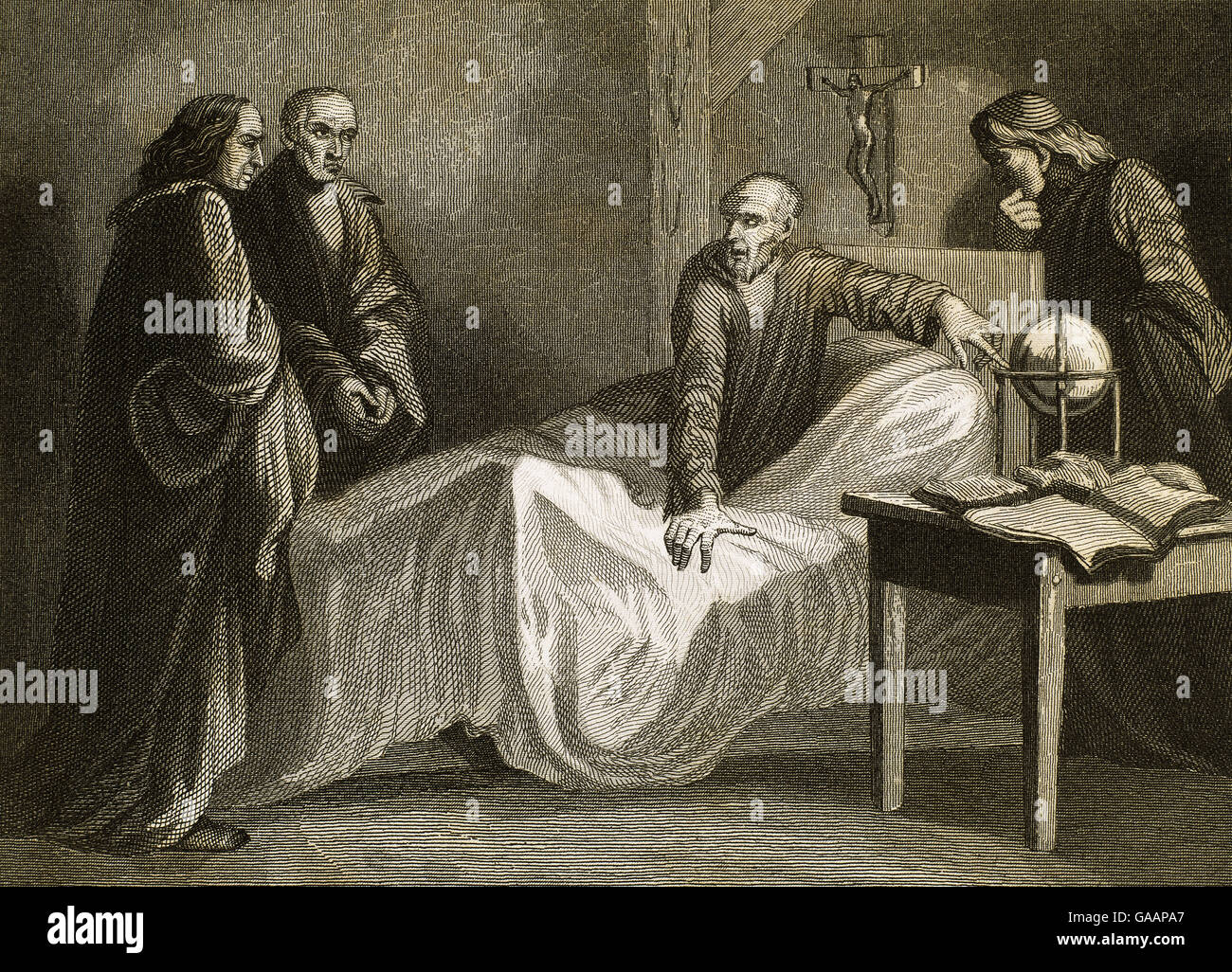 Deathbed priest hi-res stock photography and images - Alamy