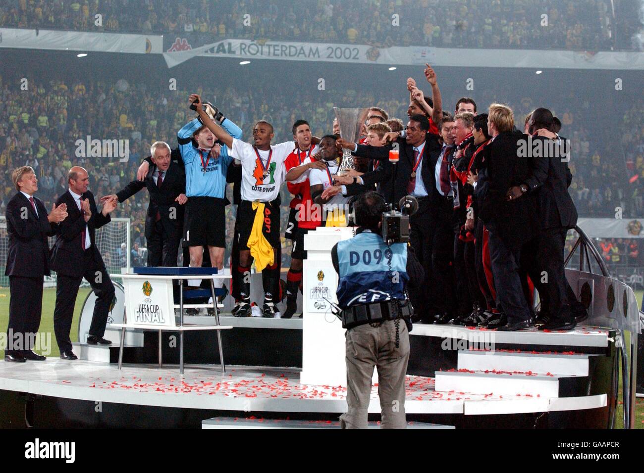 Uefa cup final feyenoord players hi-res stock photography and images ...