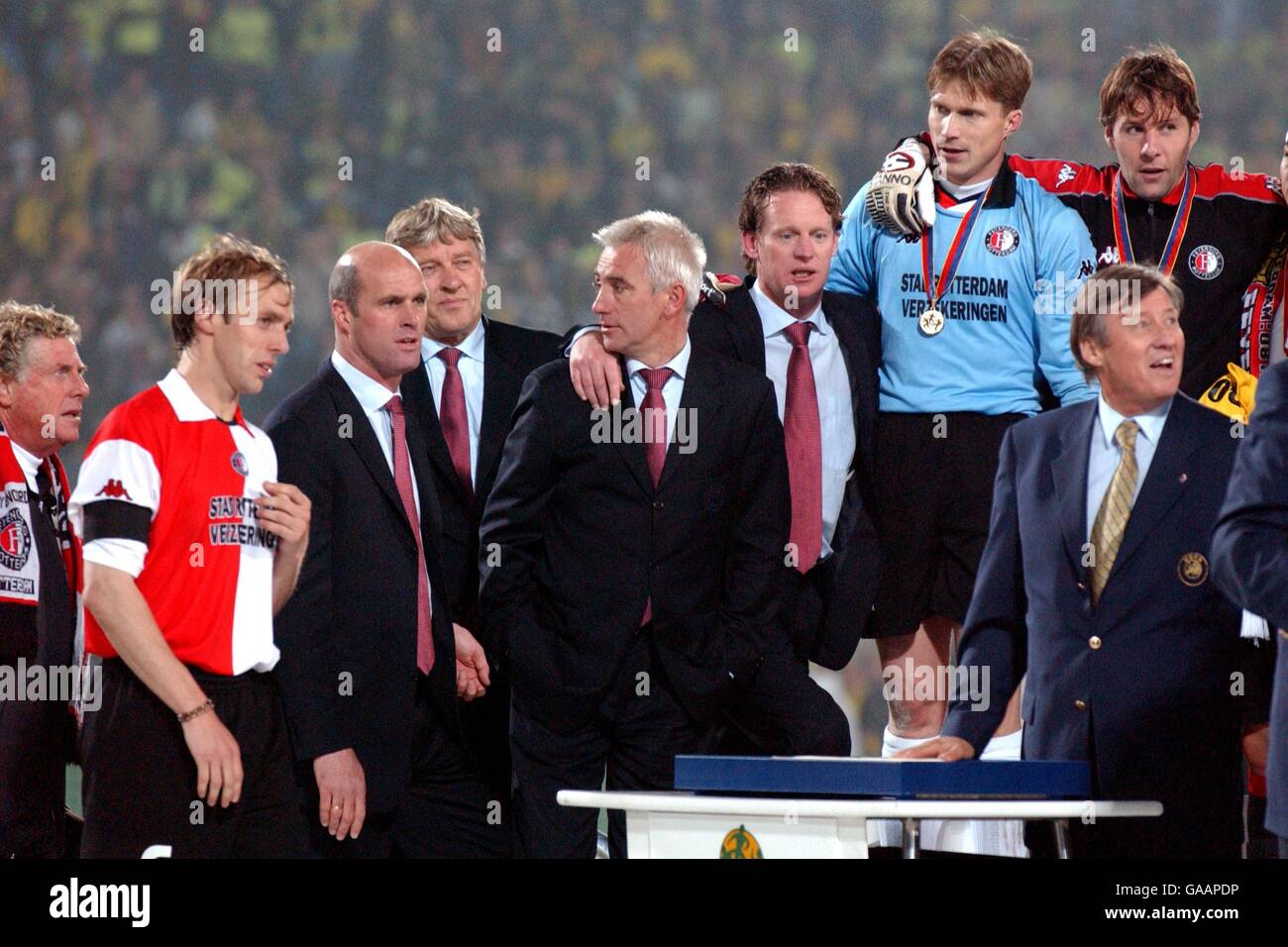 Uefa cup final feyenoord players hi-res stock photography and images ...