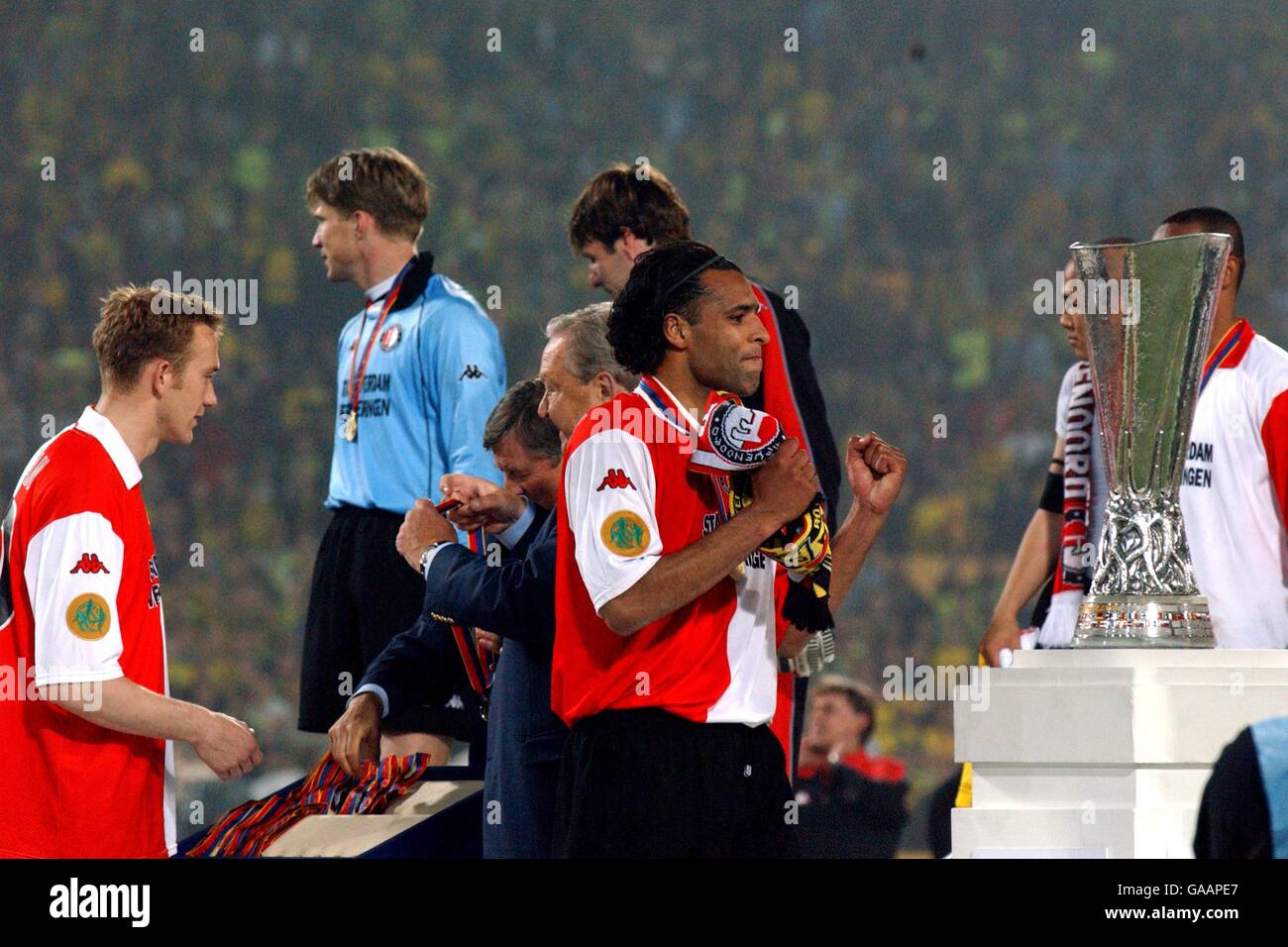Soccer - UEFA Cup - Final - Feyenoord v Borussia Dortmund Stock Photo ...