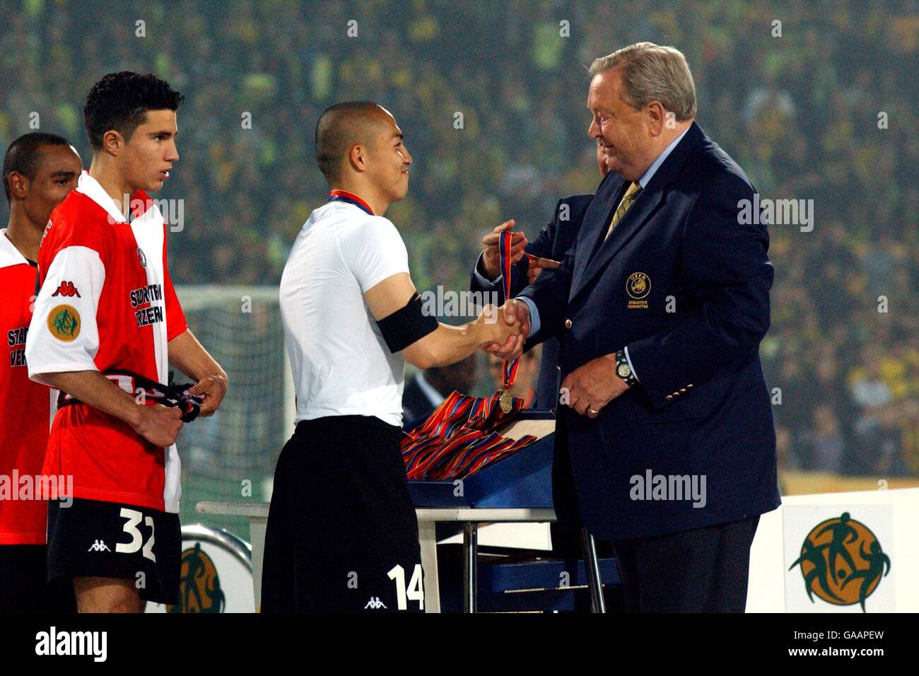 Soccer - UEFA Cup - Final - Feyenoord v Borussia Dortmund Stock Photo ...