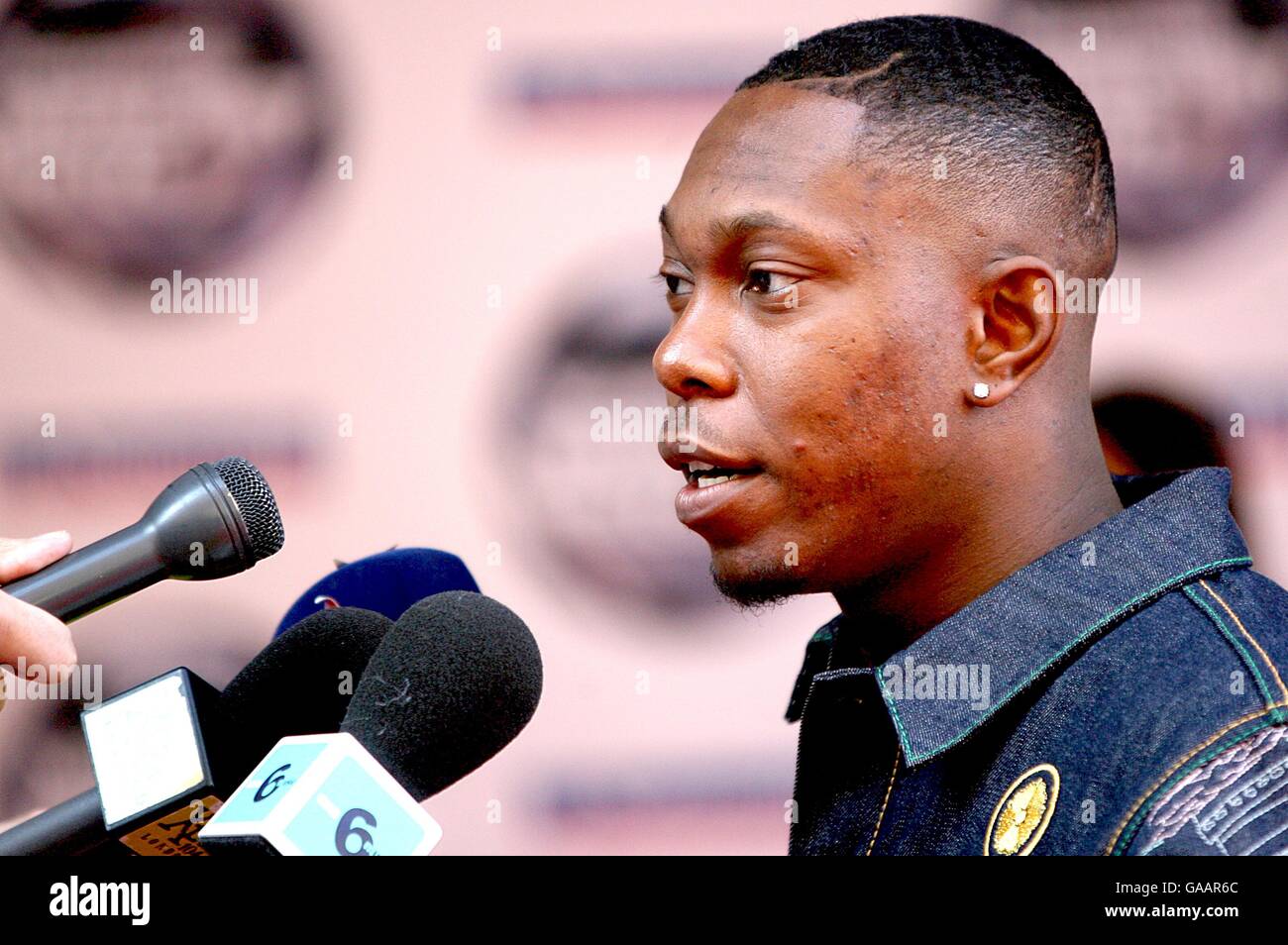 Dizzee Rascal arriving for the Mercury Prize 2007 at Grosvenor House ...