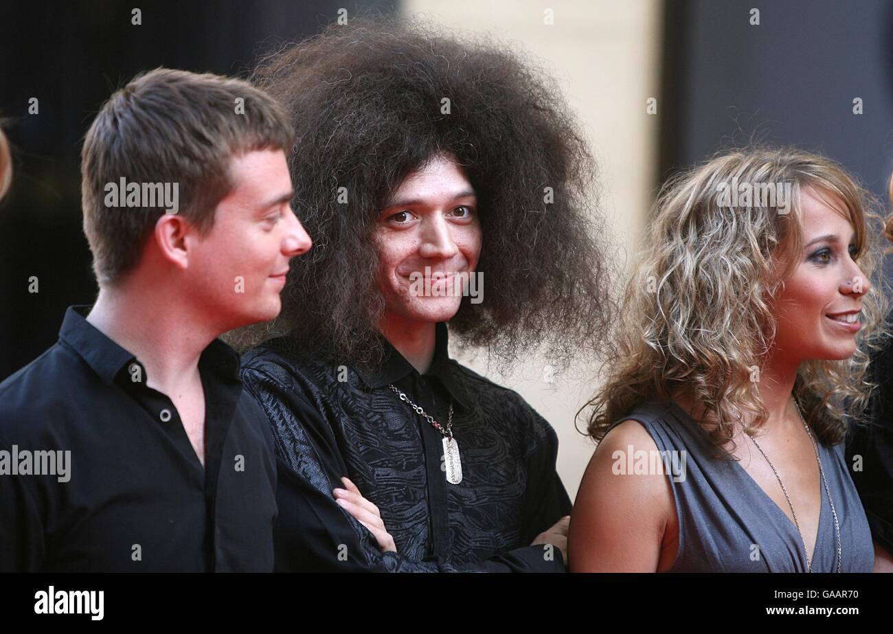 Seb rochford arriving basquiat strings mercury prize grosvenor house hi ...