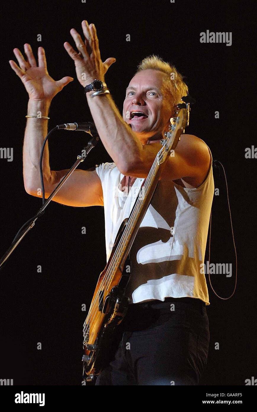 The police in concert birmingham hi-res stock photography and images ...