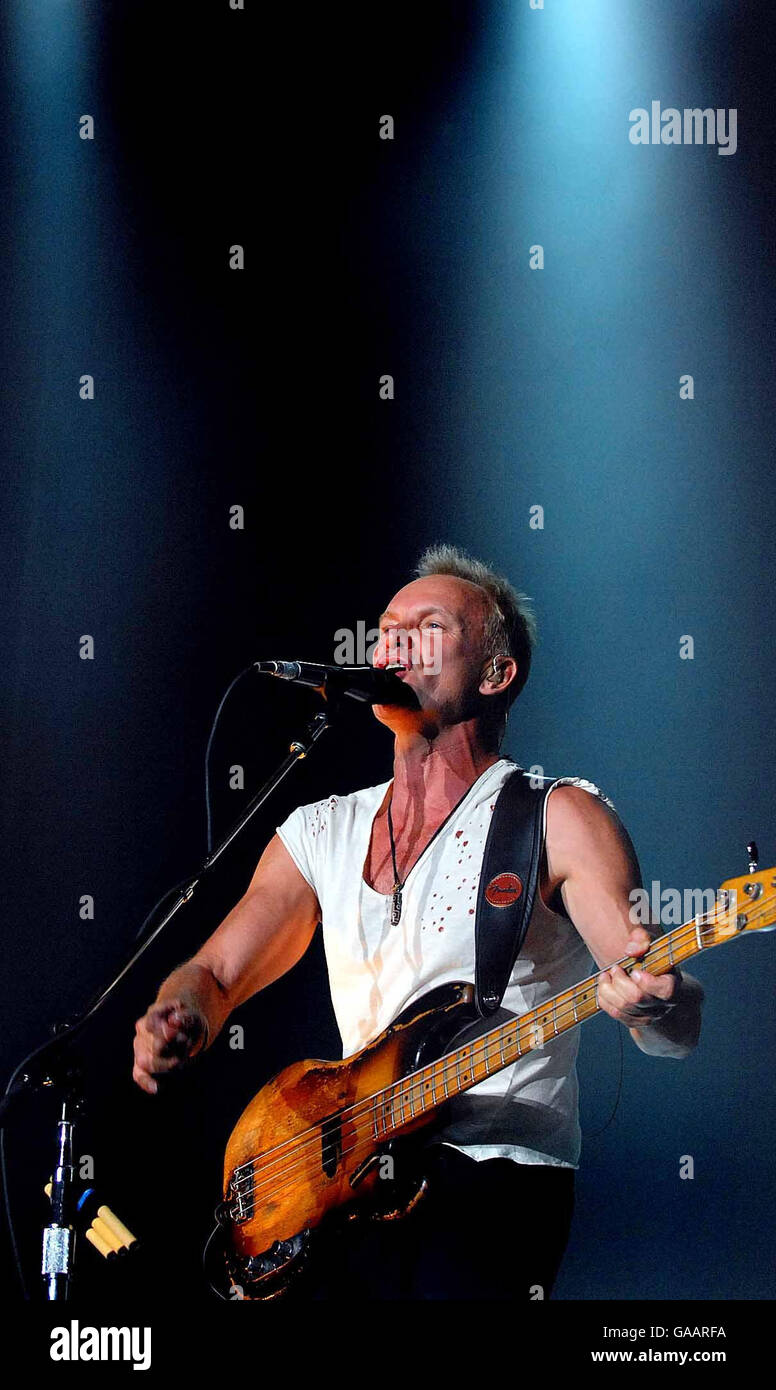 The police in concert birmingham hi-res stock photography and images ...