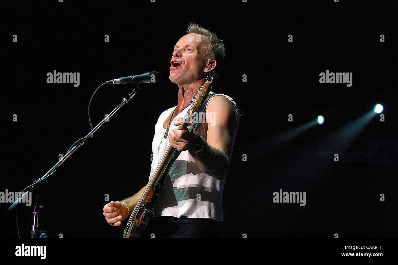 The police in concert birmingham hi-res stock photography and images ...