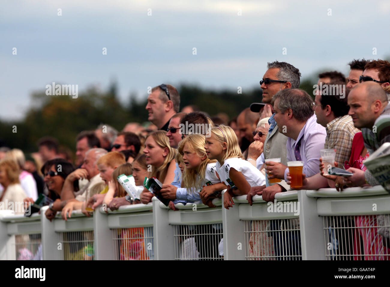 Horse Racing - Variety Club Day - Sandown Park Racecourse. Racegoers ...