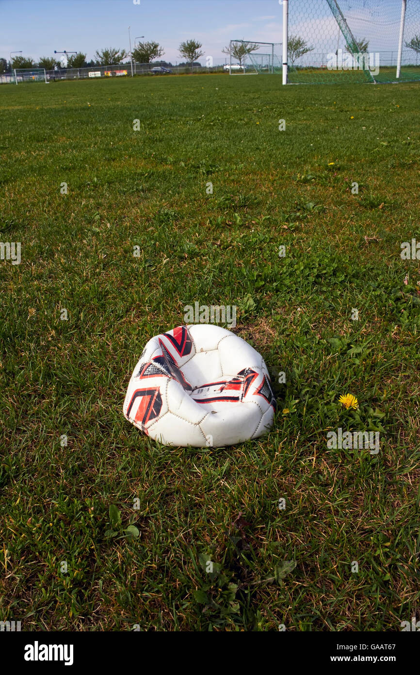 Deflated football hi-res stock photography and images - Alamy