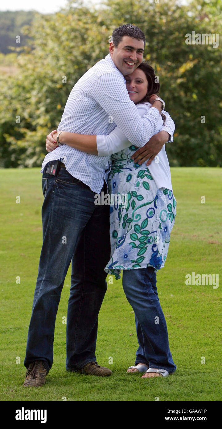 Lottery winners Neil and Kate Chester Stock Photo - Alamy