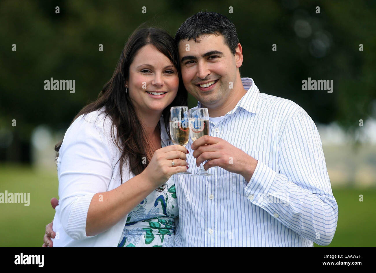 Lottery winners Neil and Kate Chester Stock Photo - Alamy