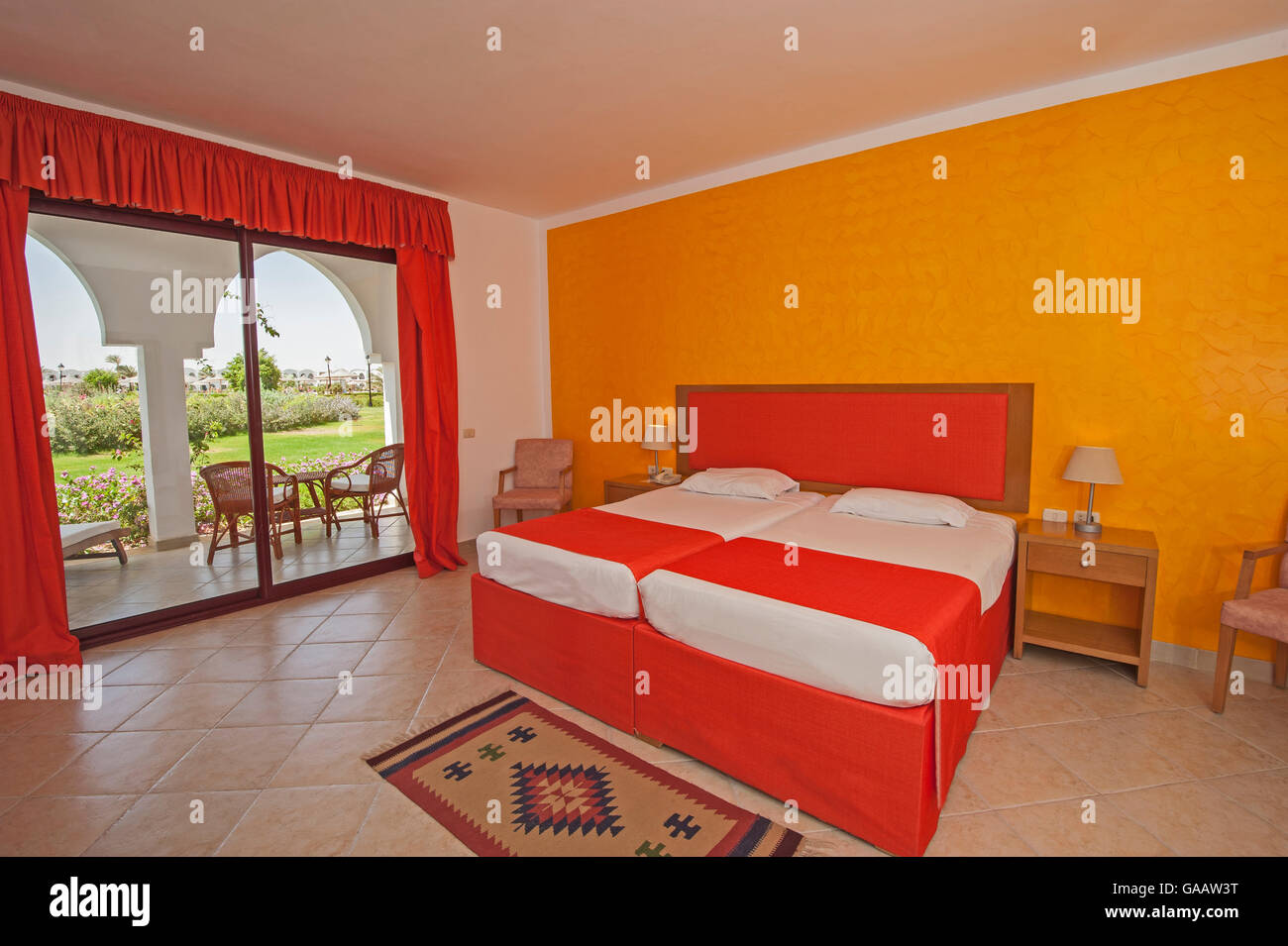 Resort bed hi-res stock photography and images - Alamy