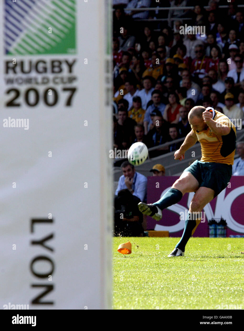 Australia's captain Stirling Mortlock during the opening group B match ...