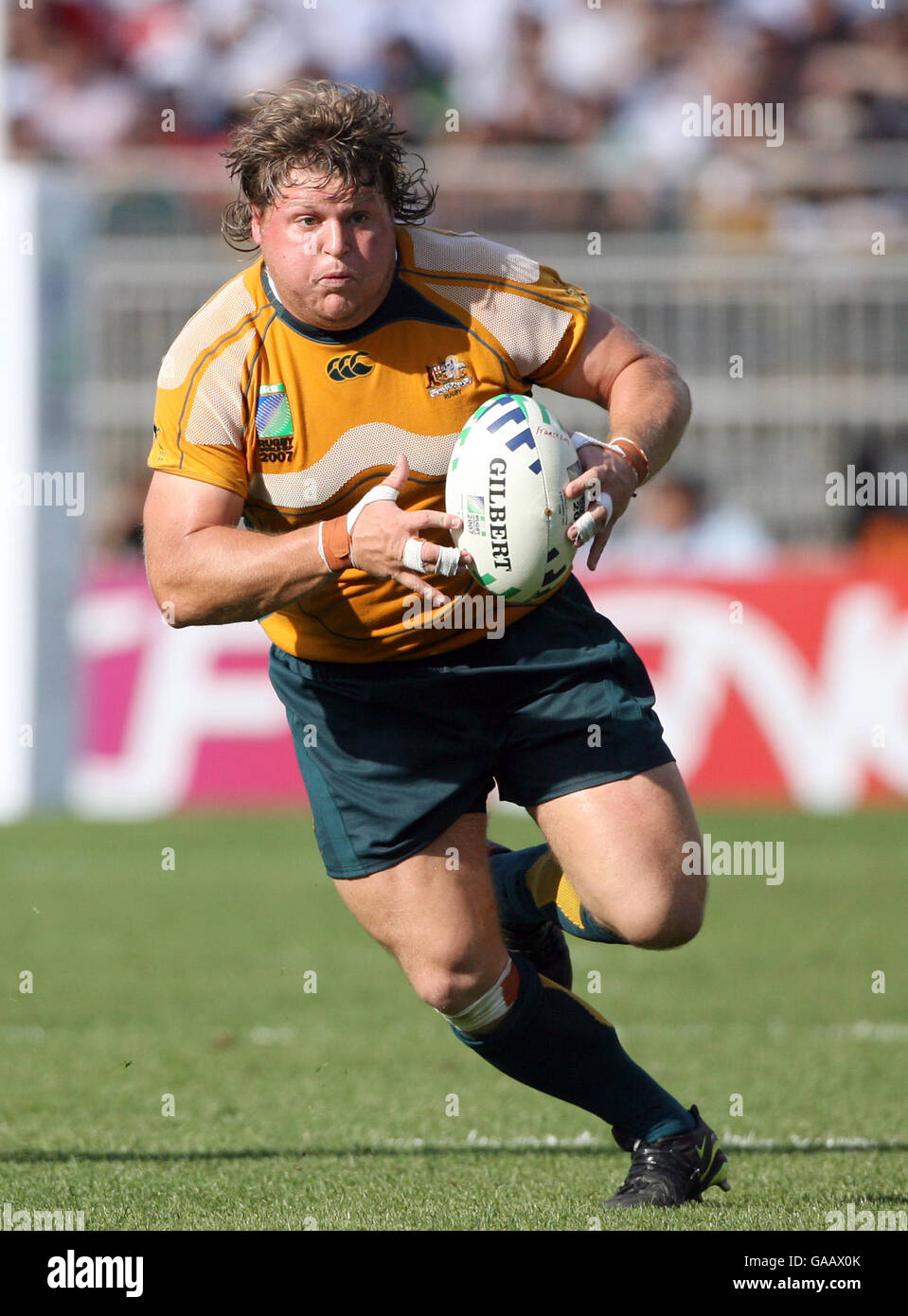 Australia's Matt Dunning in action during the opening group B match of ...