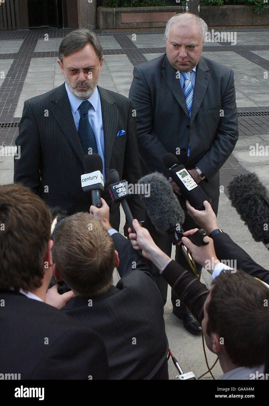 Paul Whittaker (left) and Colin Davies of the Crown Prosecution Service ...