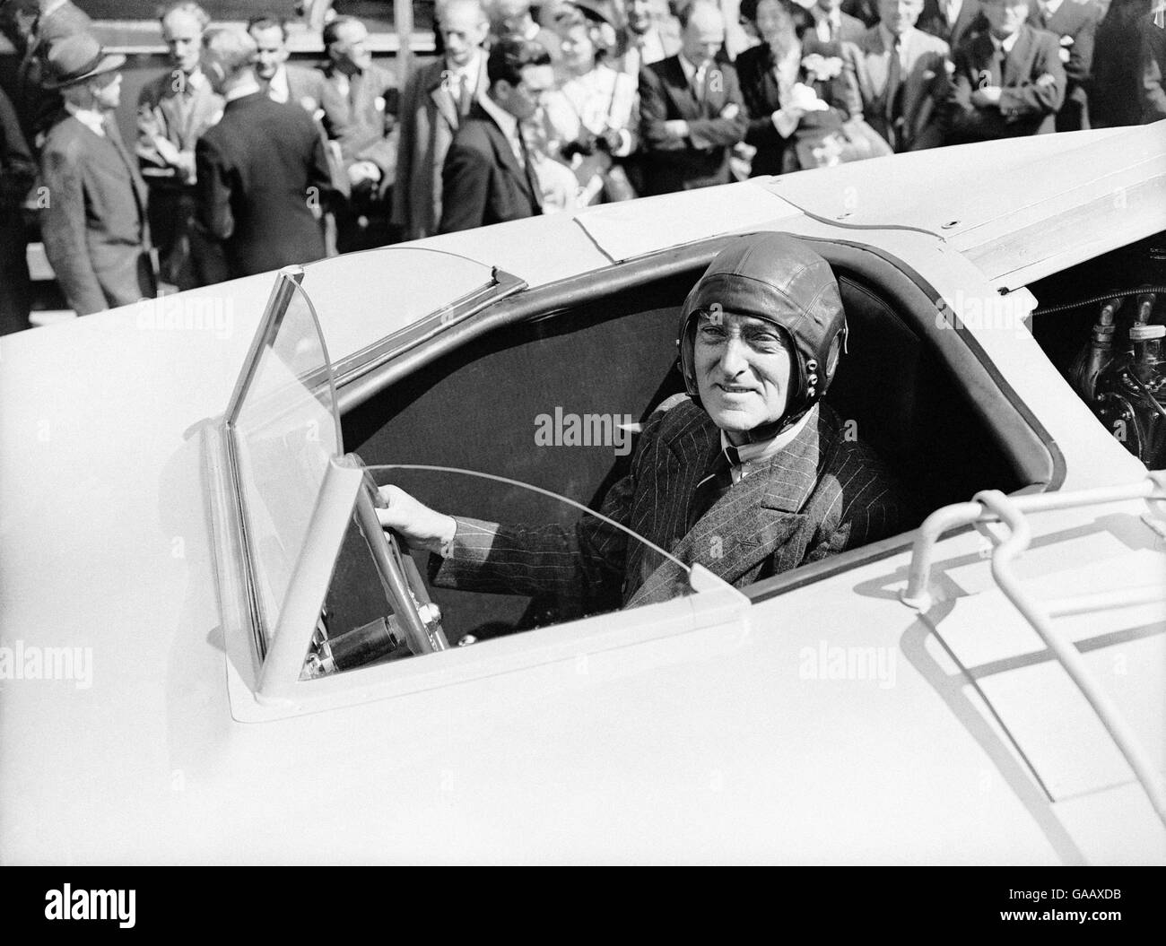 Motor Racing - Land Speed Record - Sir Malcolm Campbell - 1947 Stock ...