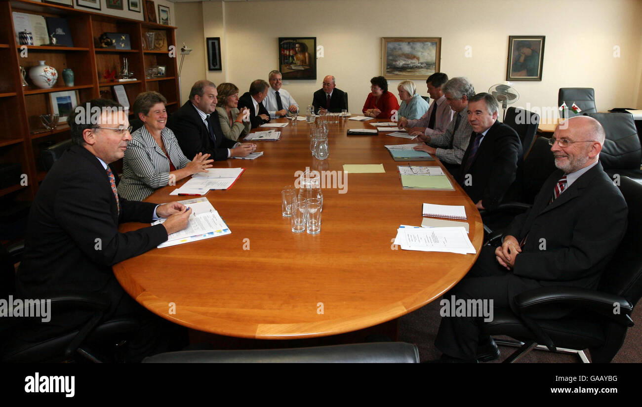 Welsh cabinet photo Stock Photo - Alamy