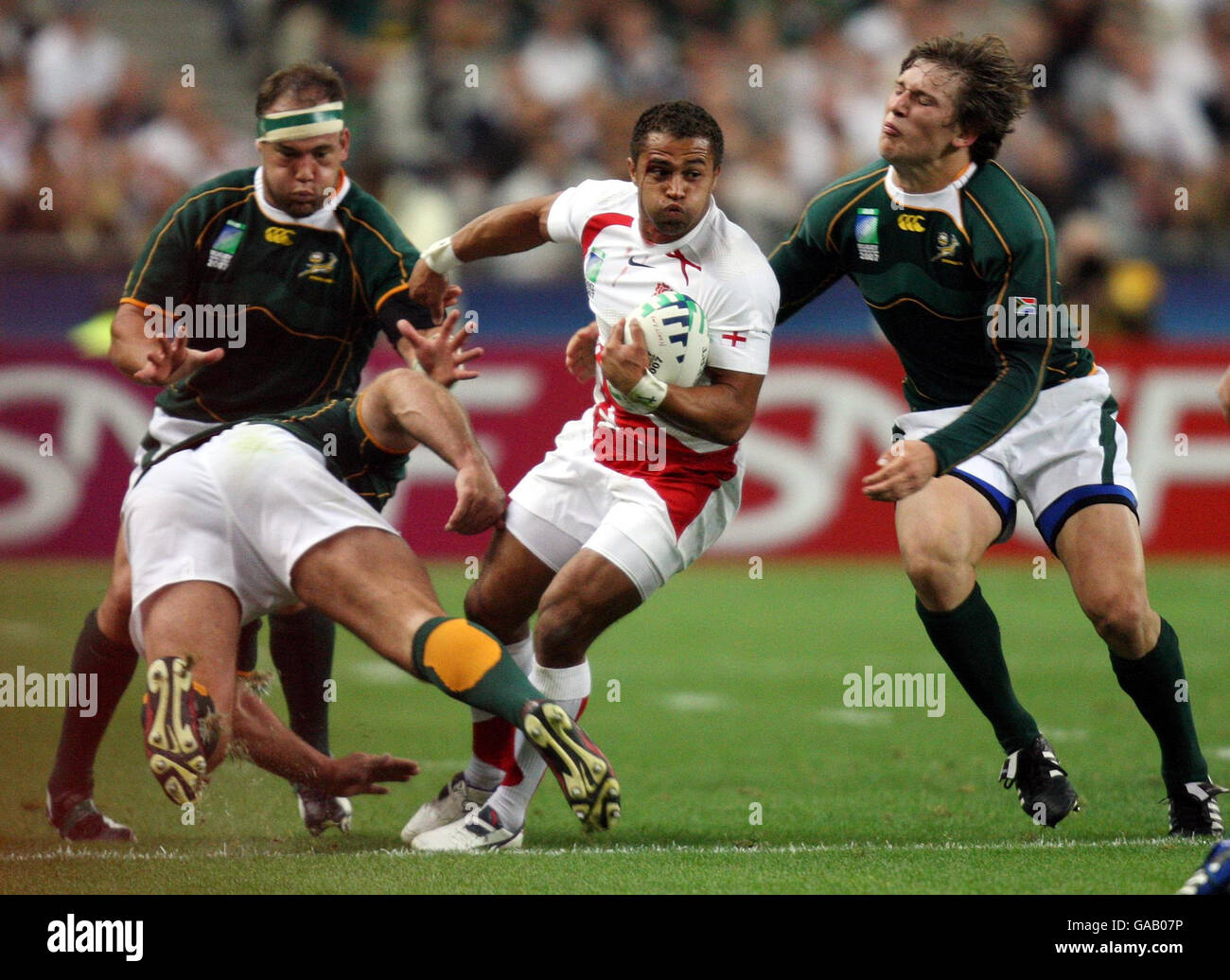 Jason Robinson during the Rugby World Cup Pool A match with South ...