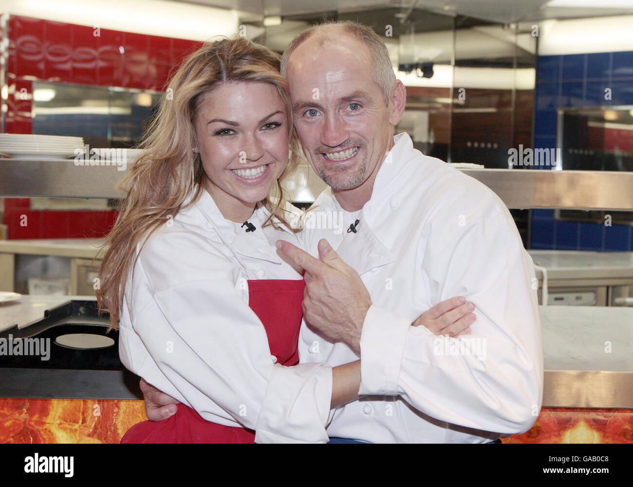 Hell's Kitchen 2007 winner Barry McGuigan celebrates with runner up ...