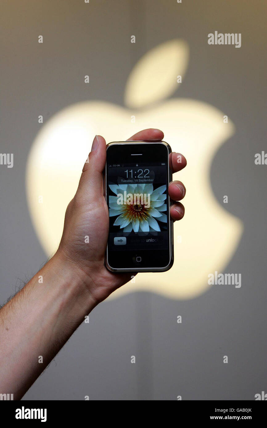 Apple's iPhone to be unveiled Stock Photo - Alamy