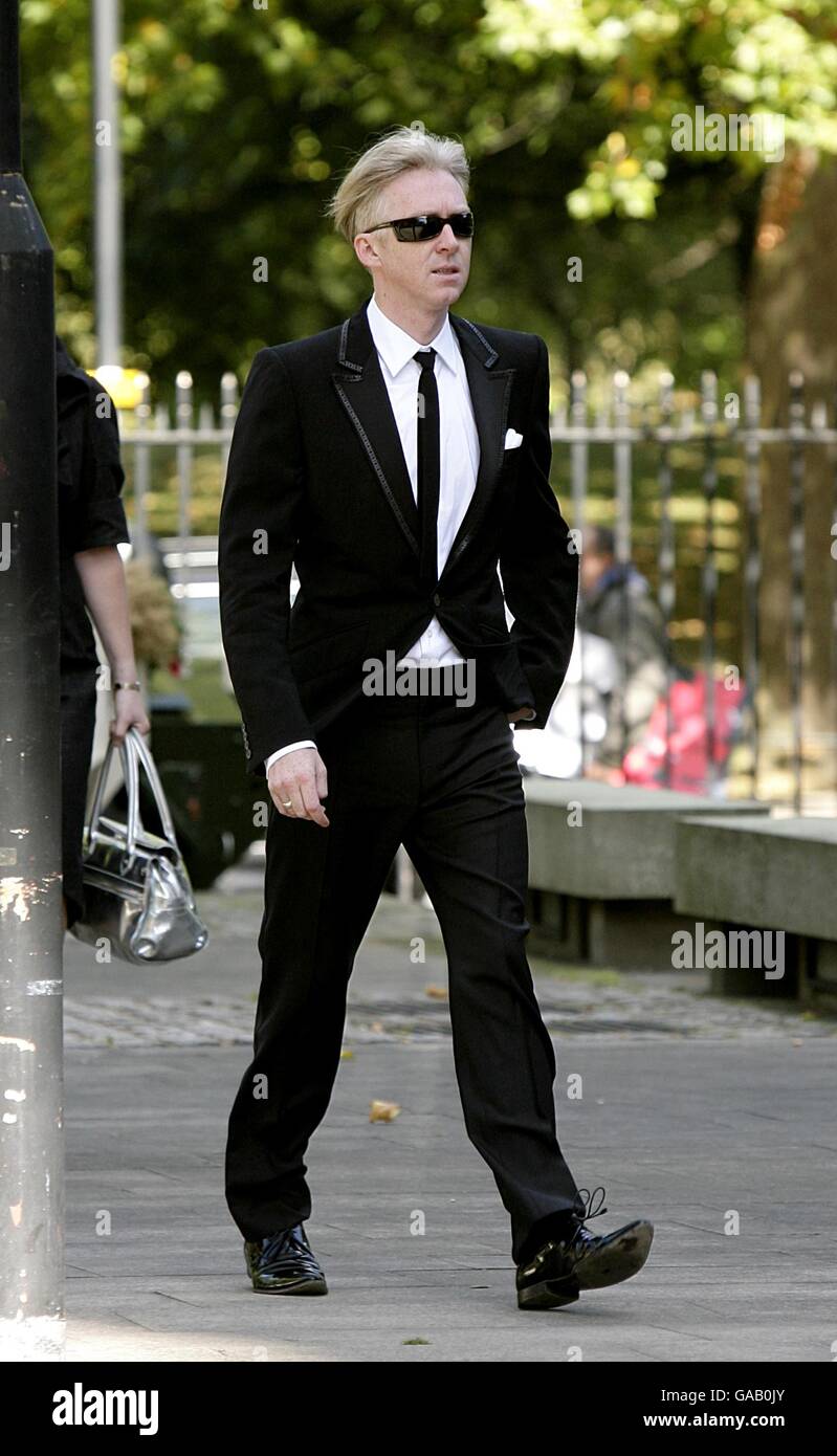 Philip Tracy attends the memorial service for Isabella Blow at Guards ...