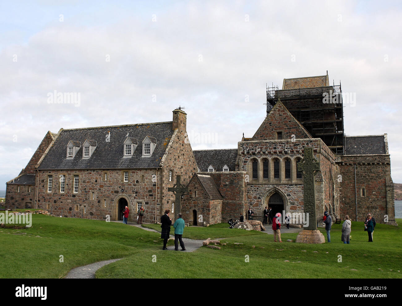 Iona Feature. A general view of Iona Abby Stock Photo - Alamy