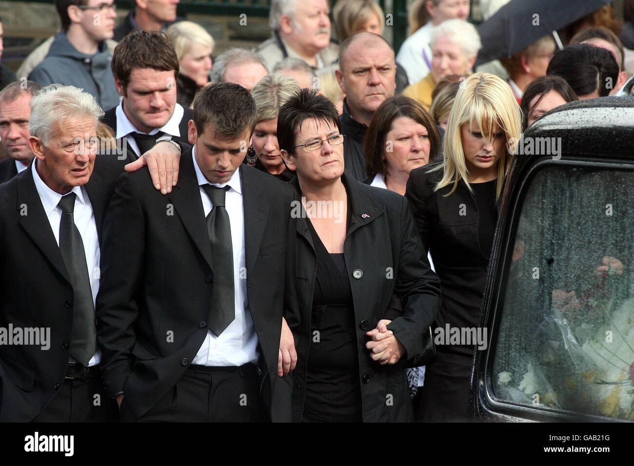 Aaron Toland funeral Stock Photo - Alamy