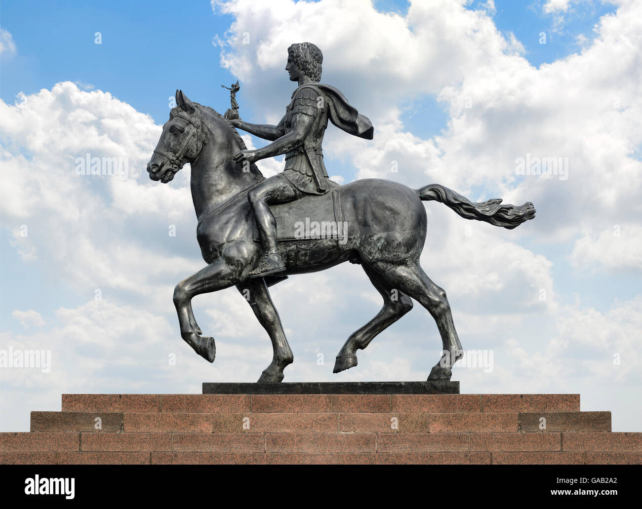 Alexander Great Statue Alexandria Egypt High Resolution Stock ...