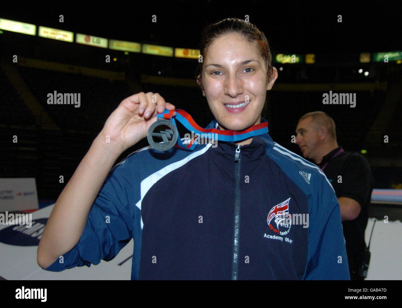 Great Britain's Sarah Stevenson With her silver medal Stock Photo - Alamy