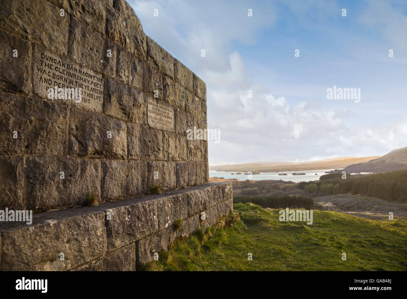 Duncan ban macintyre memorial hi-res stock photography and images - Alamy