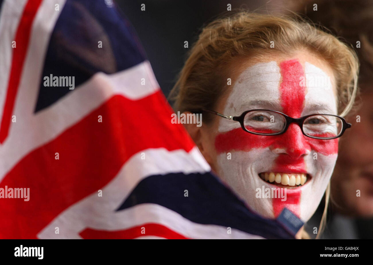 English rugby face paint hi-res stock photography and images - Alamy