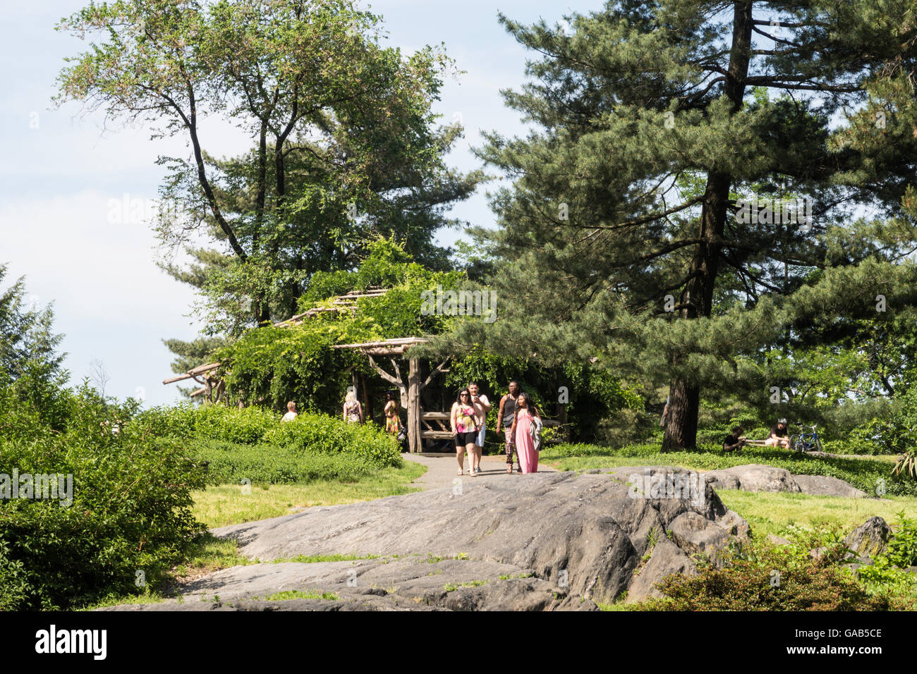 People Enjoying A Spring Day in Central Park, NYC, USA Stock Photo - Alamy