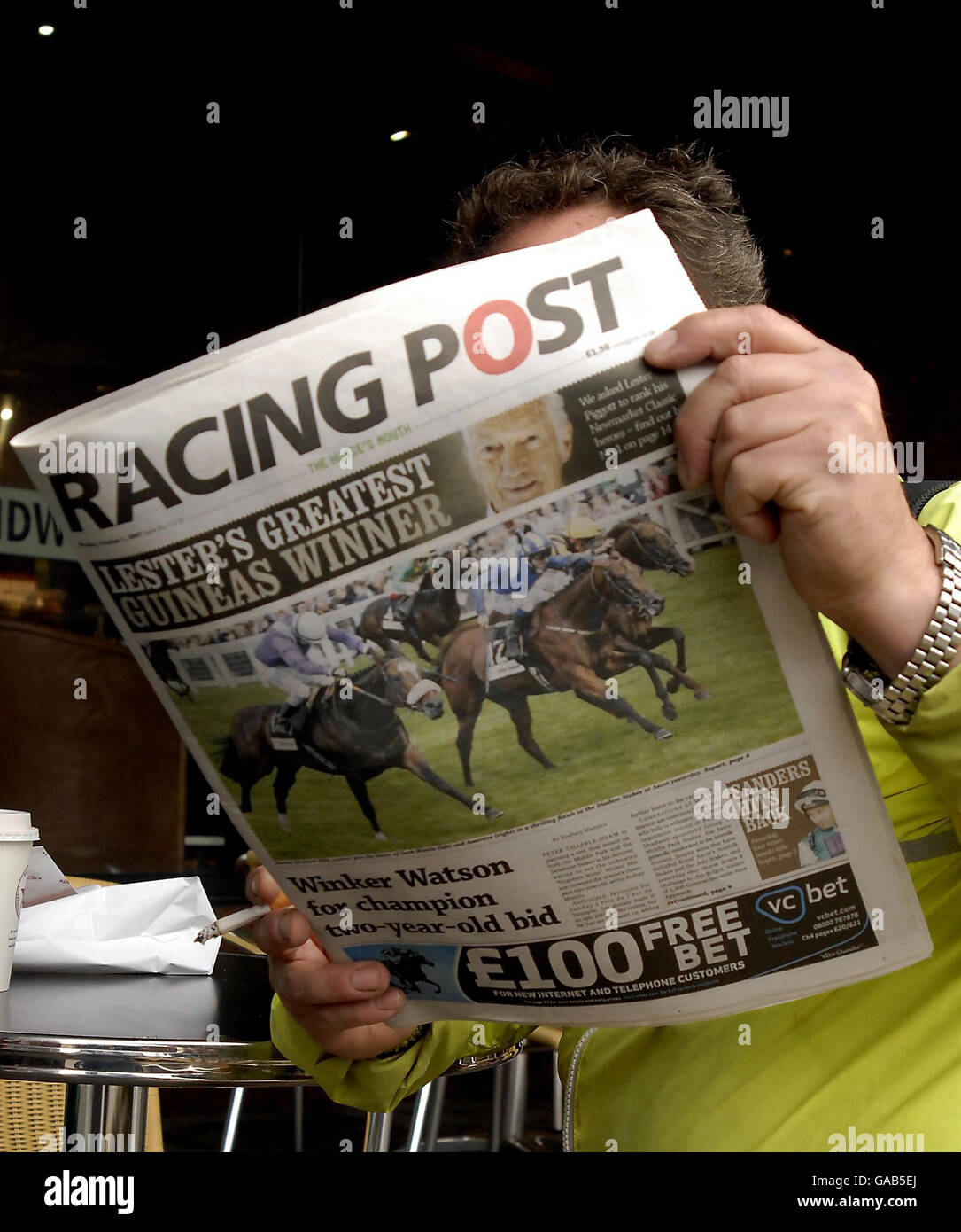 City trinity general view gv racing post newspaper reading england hi ...