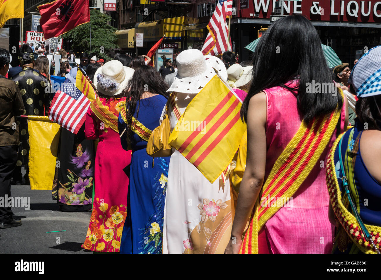 Annual International Cultural Parade, NYC USA Stock Photo - Alamy