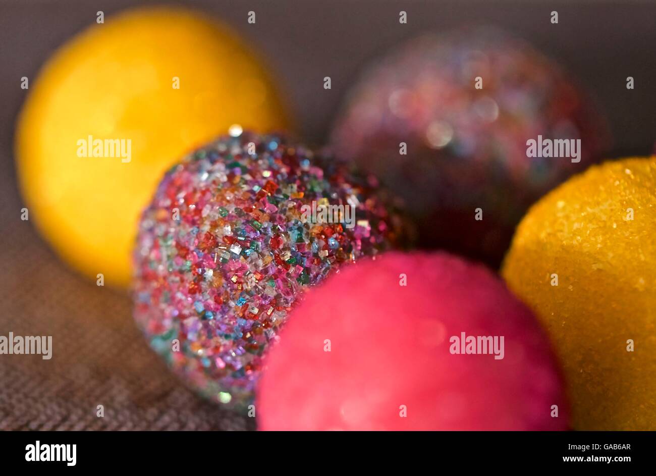Colorful sugar balls Stock Photo - Alamy