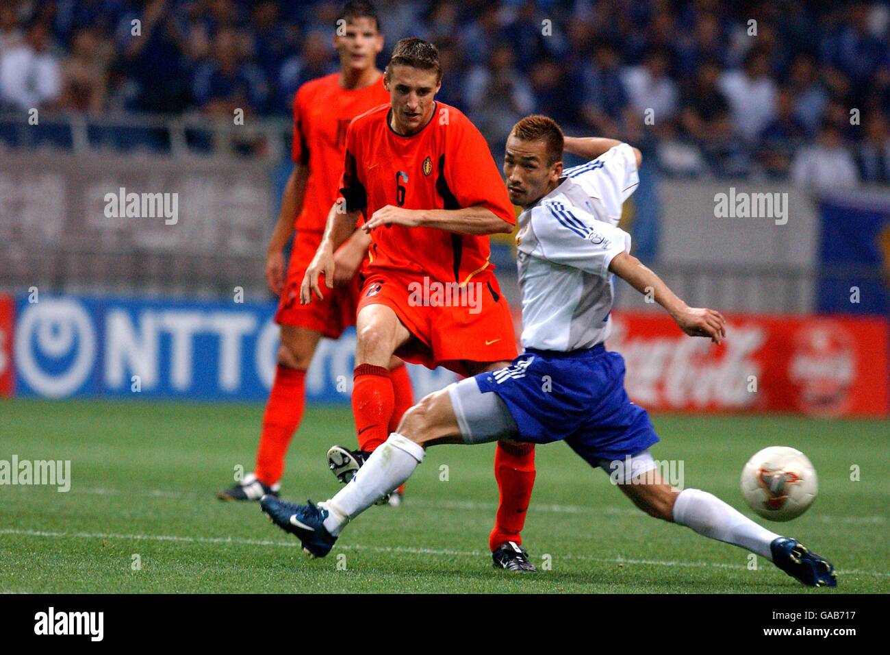 Soccer - FIFA World Cup 2002 - Group H - Japan v Belgium Stock Photo ...