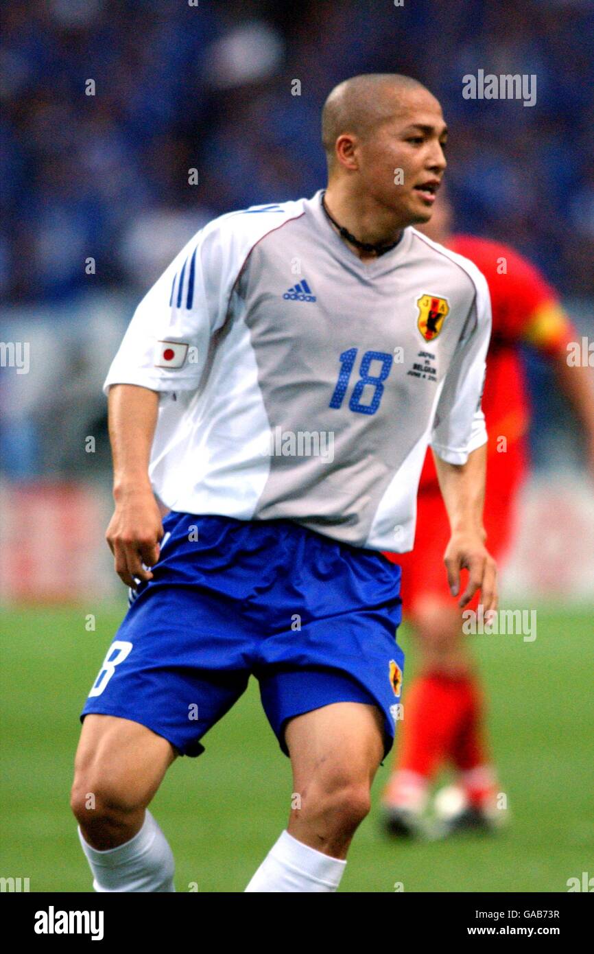 Soccer fifa world cup 2002 group h japan v belgium hi-res stock ...