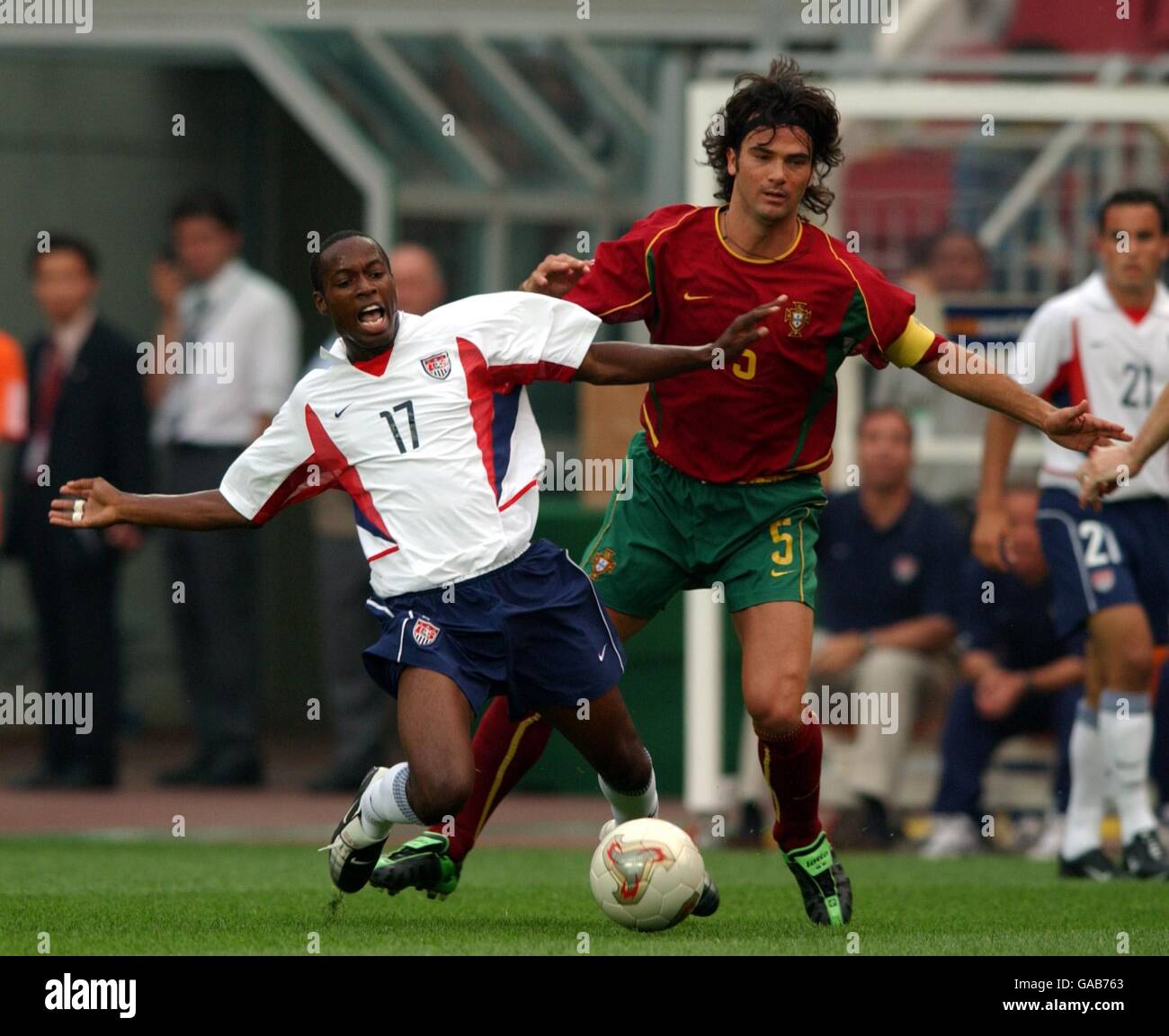 Soccer - FIFA World Cup 2002 - Group D - USA v Portugal Stock Photo - Alamy