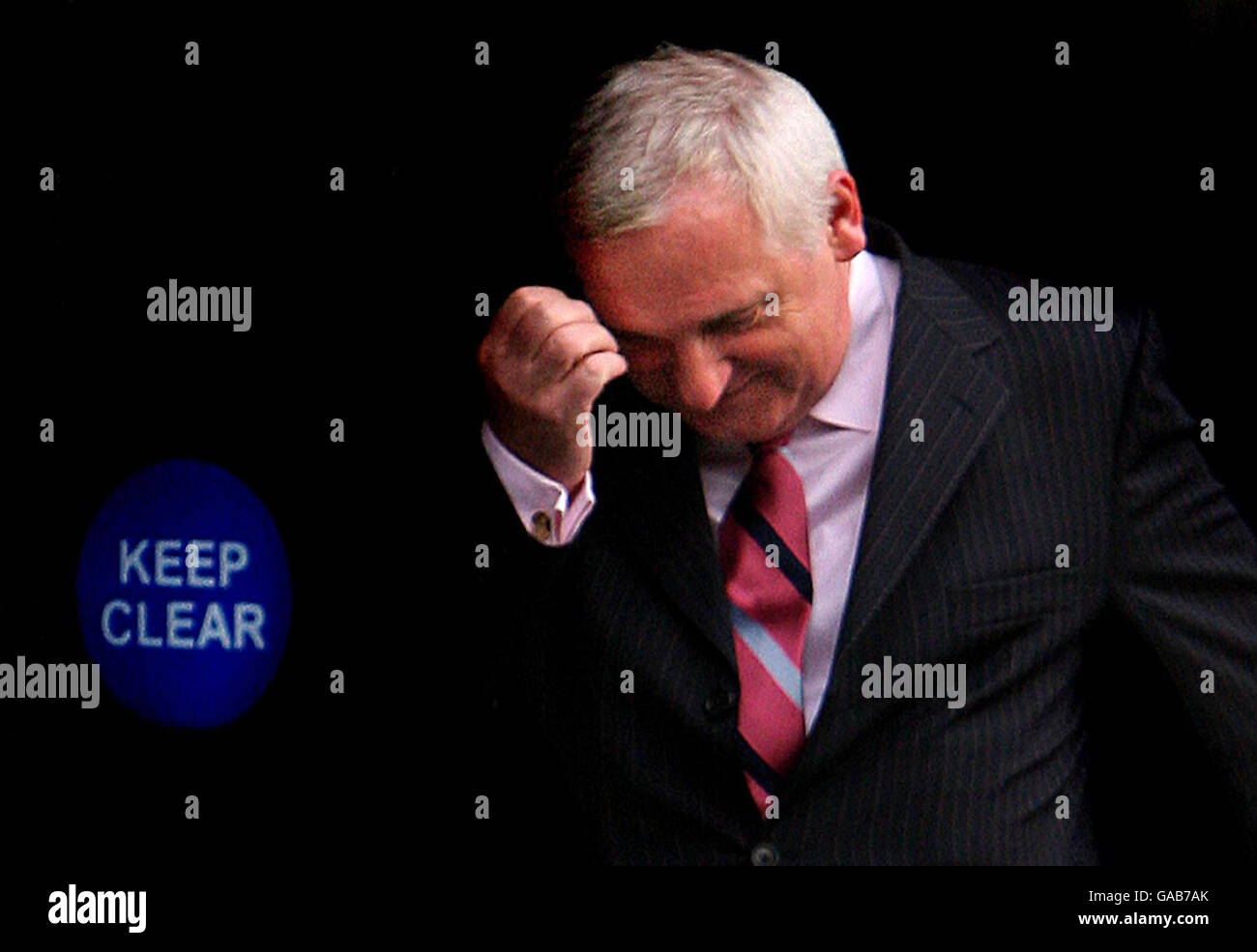 Ahern at anti corruption tribunal Stock Photo - Alamy